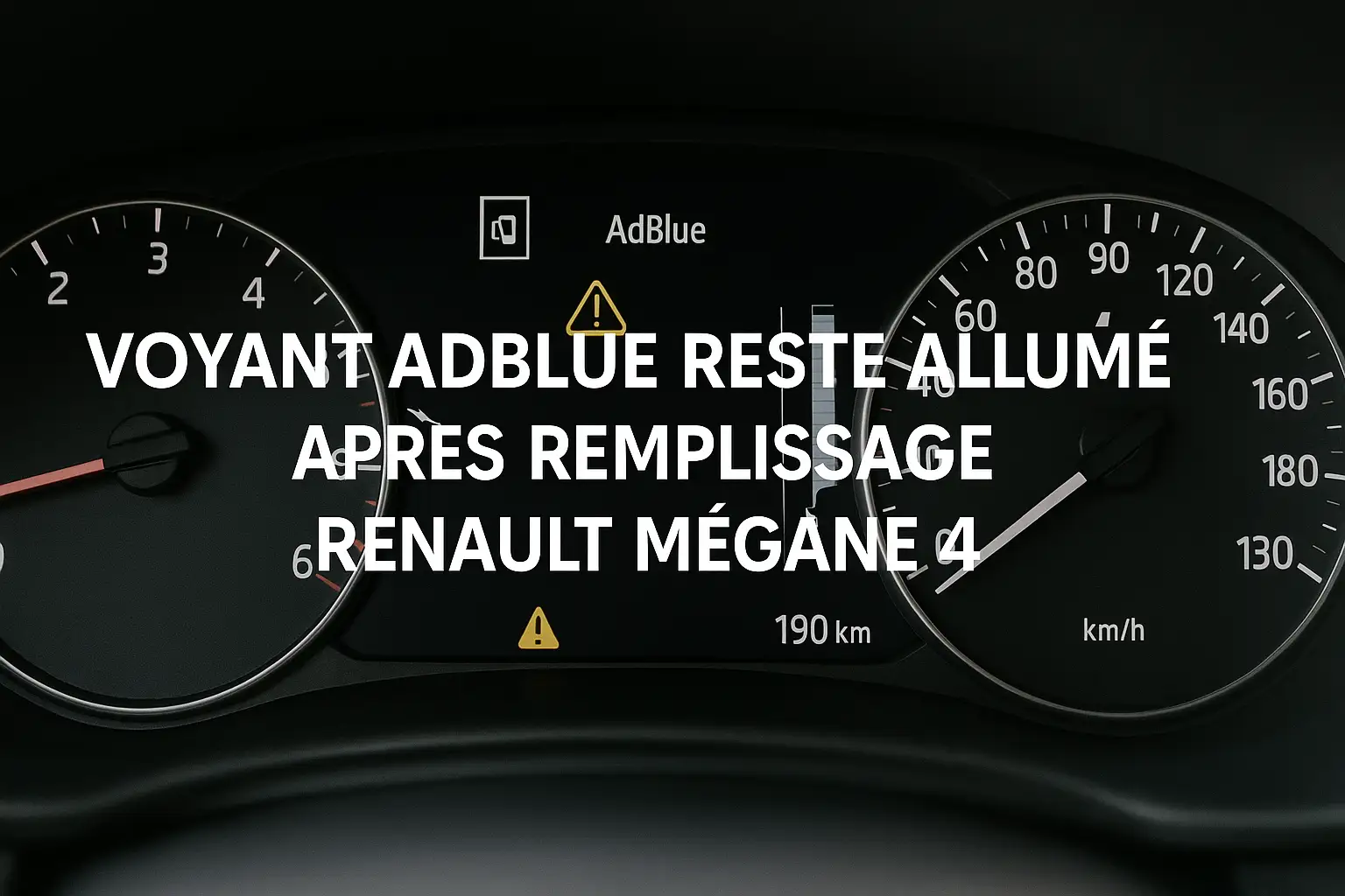 Pourquoi Mon Voyant Adblue Reste Allum Aprs Remplissage